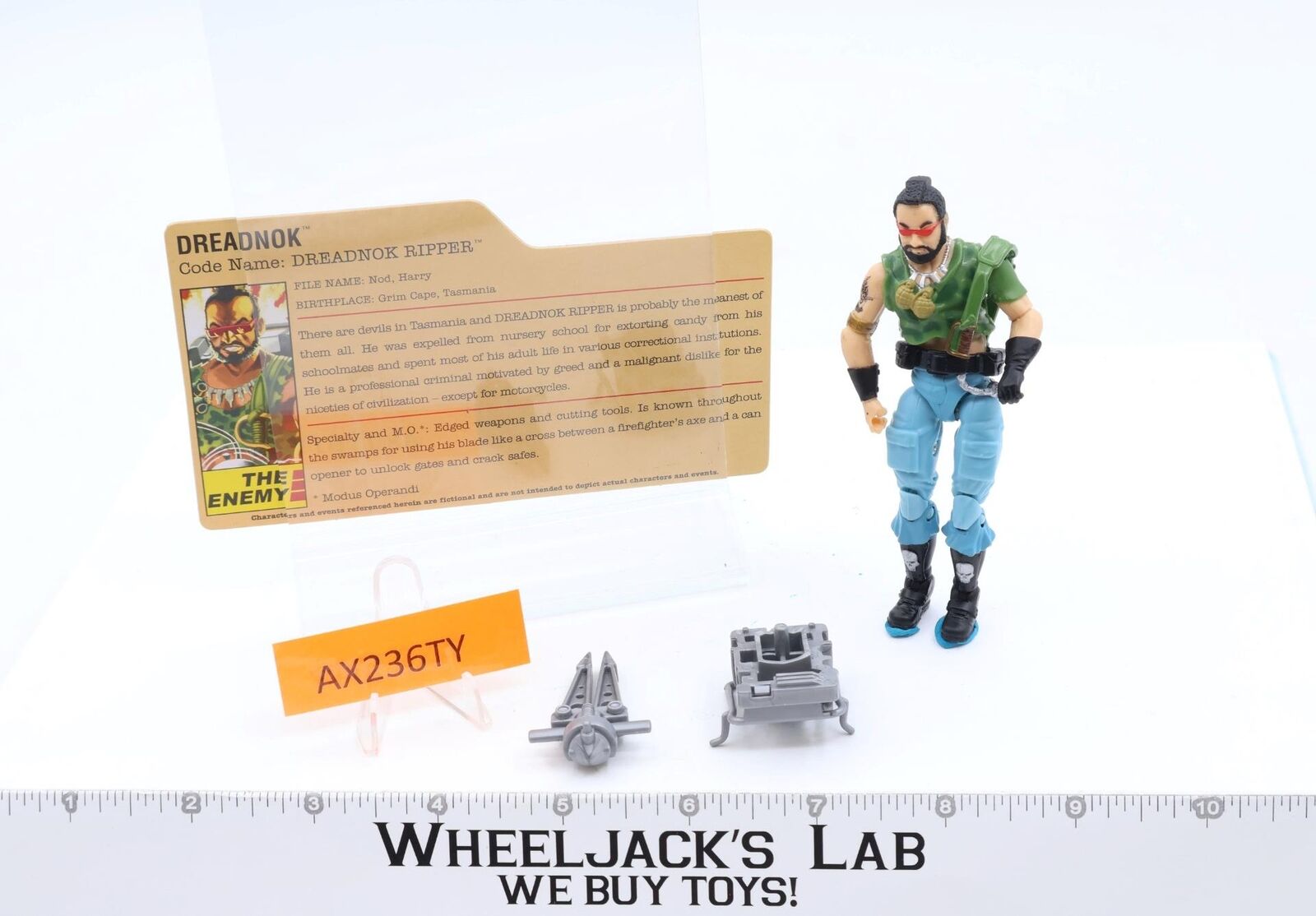 Dreadnok Ripper v6 GI Joe 25th Anniversary 2008 Hasbro Action Figure ...