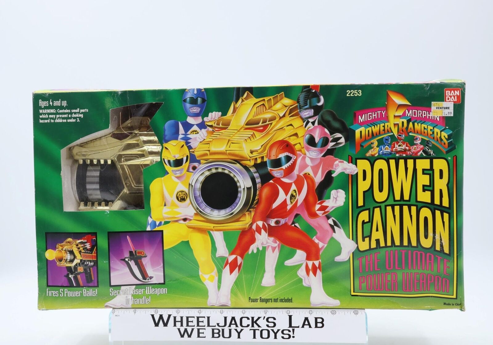 Power Cannon Power Rangers 1994 Bandai Action Figure - Wheeljack's Lab