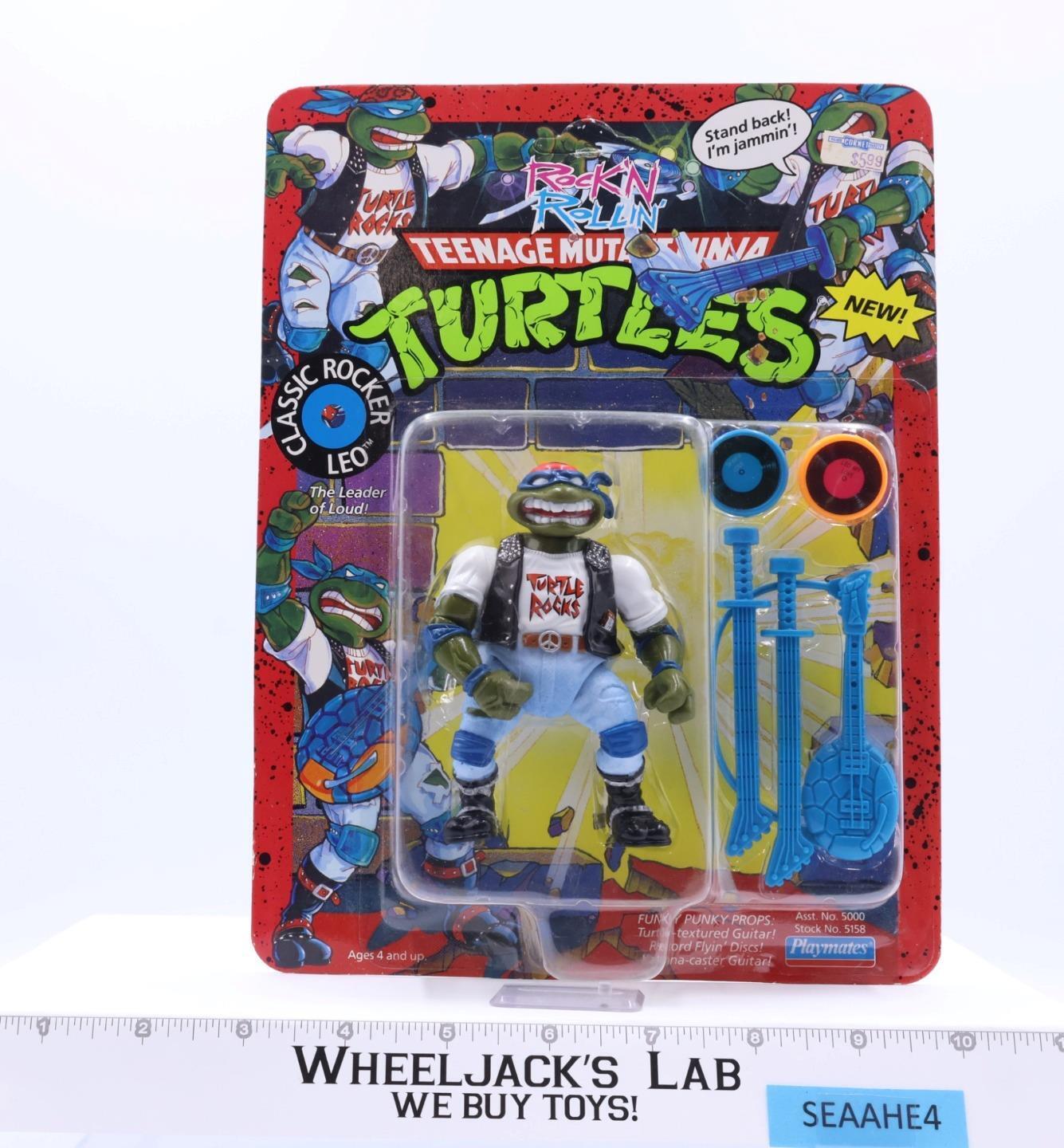 Classic Rocker Leo Rock'n Rollin' TMNT 1991 Playmates Action Figure NEW ...
