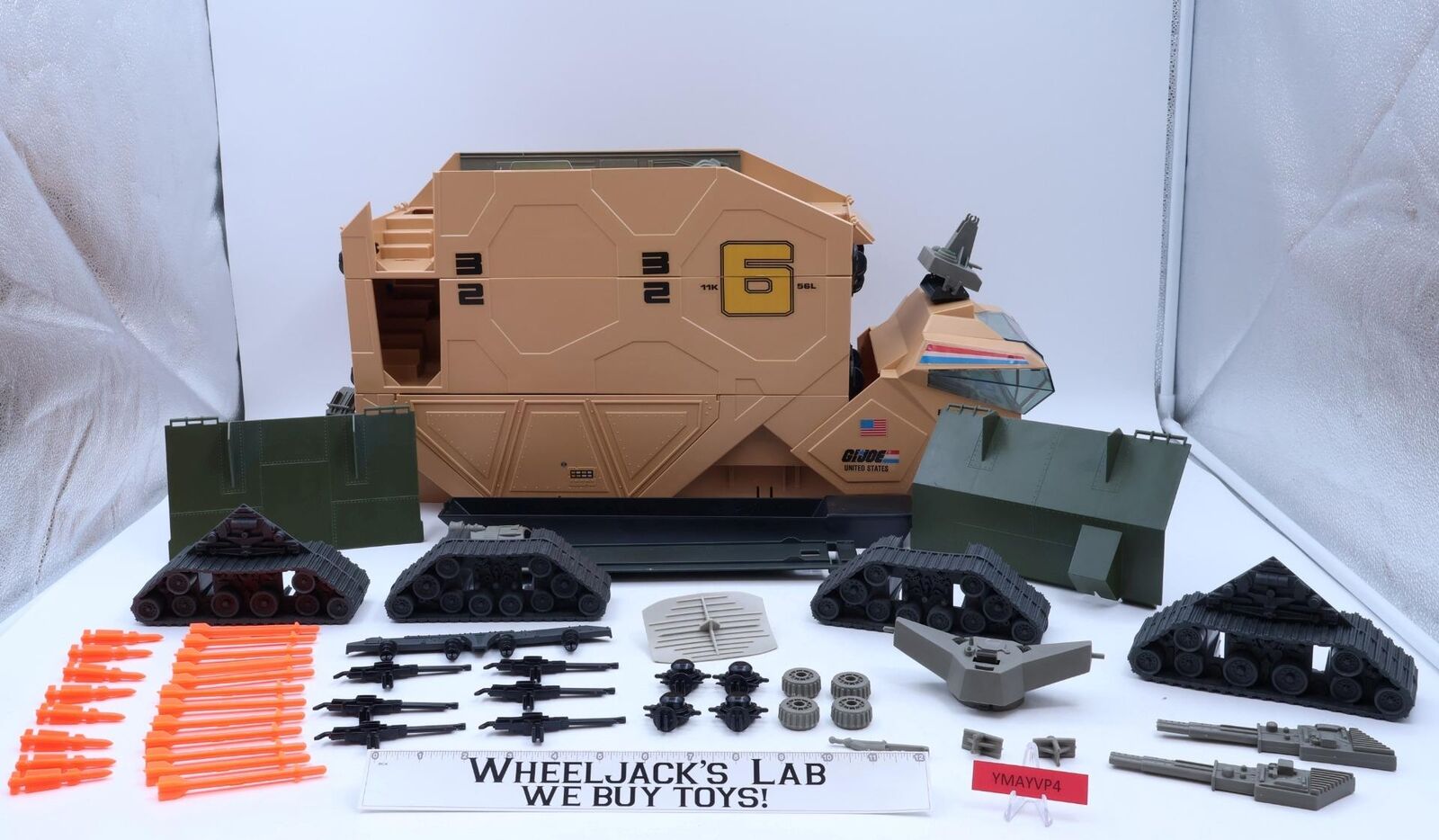 Mobile Command Center Complete GI Joe 1987 Hasbro Action Figure Playset ...