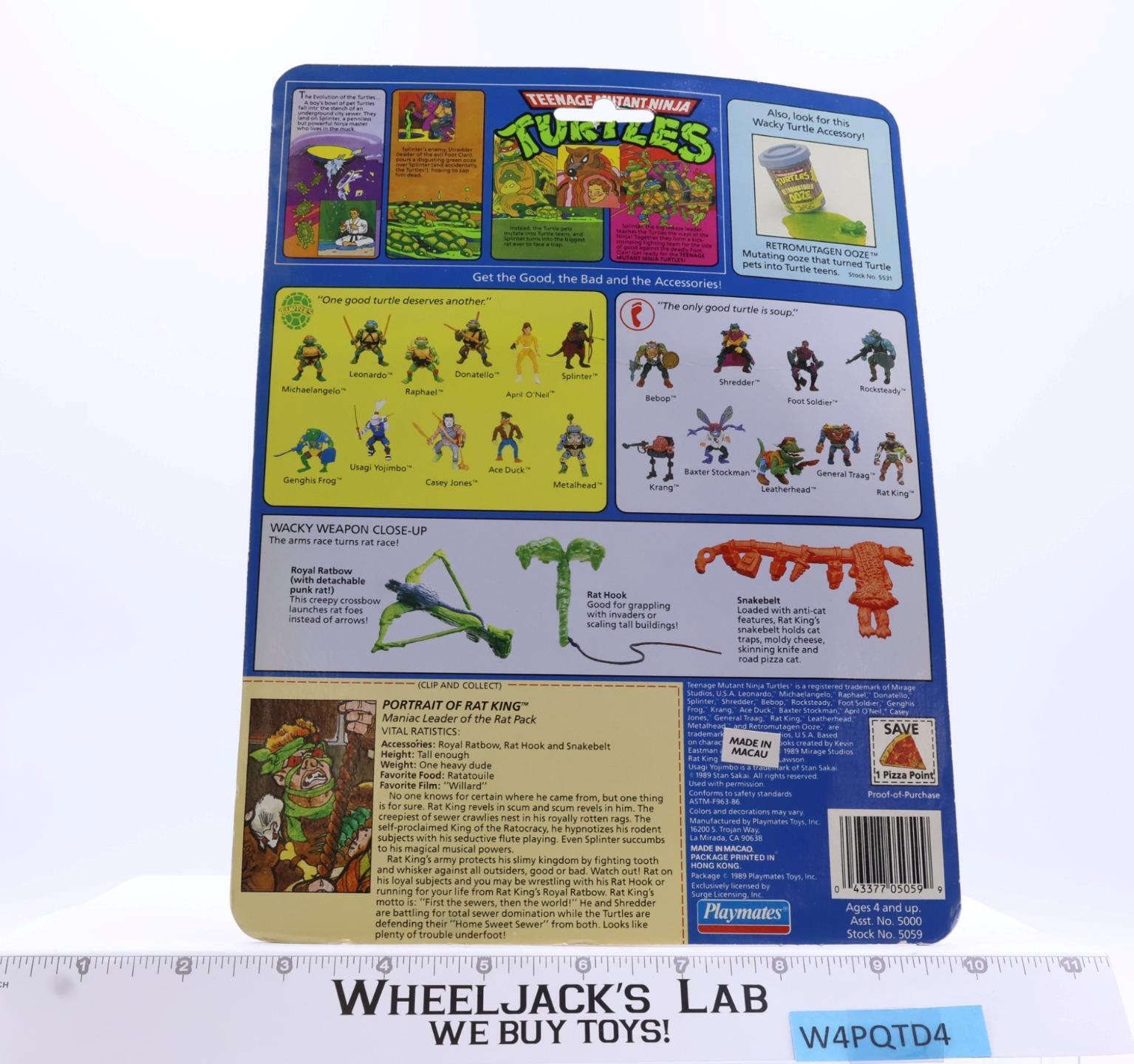 Rat King Teenage Mutant Ninja Turtles TMNT 1989 Playmates Figure NEW ...