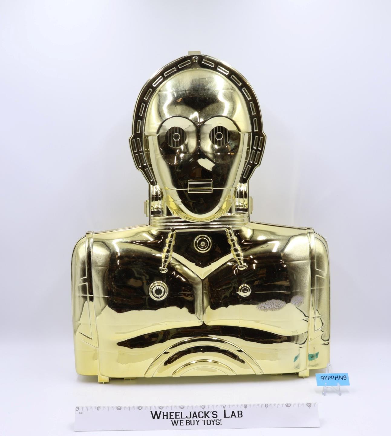 C-3PO Gold Action Figure Storage Case W/ Insert & Stickers Star Wars ...
