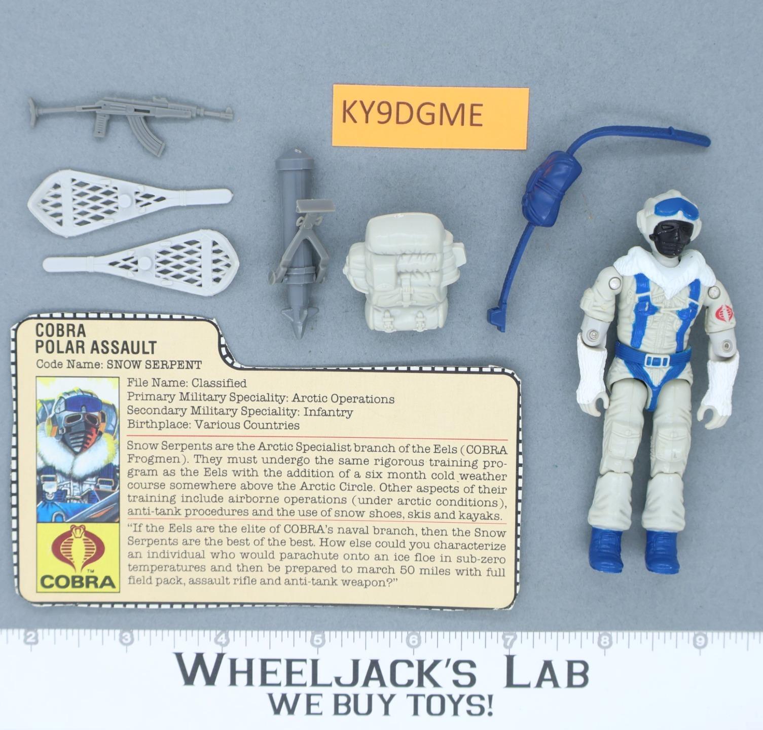 Snow Serpent V1 100% Complete G.I. Joe 1985 Hasbro Vintage Action ...