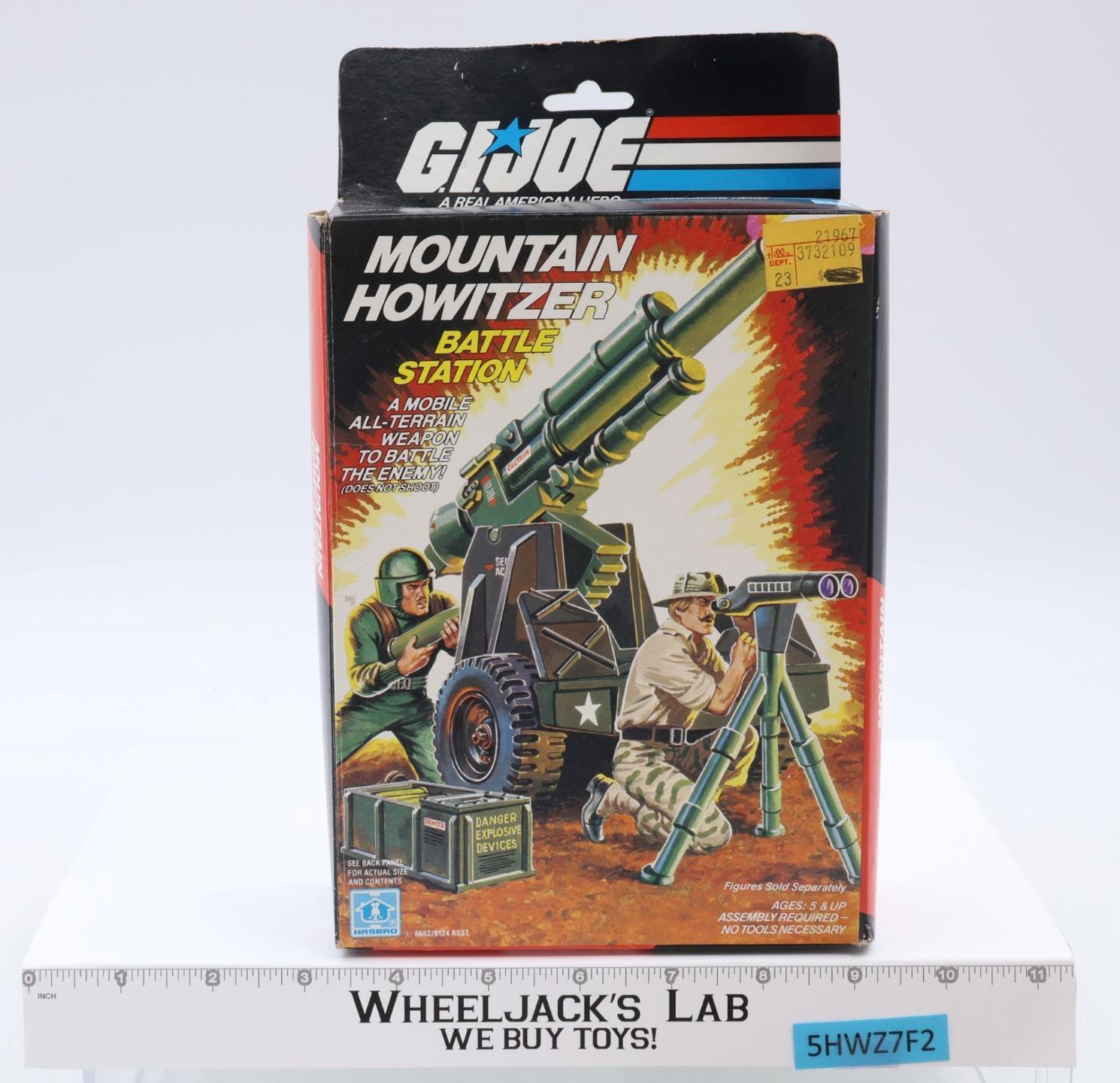 Mountain Howitzer Battle Station 100% Complete W/Box GI Joe 1984 Hasbro ...