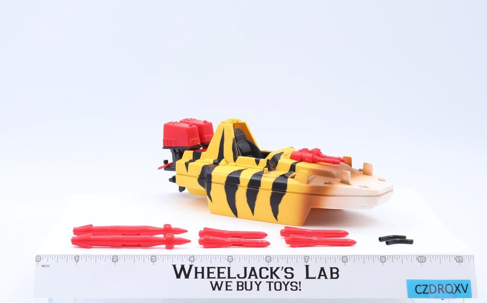 Tiger Fish 100% Complete GI Joe Tiger Force 1989 Hasbro Vehicle Action ...