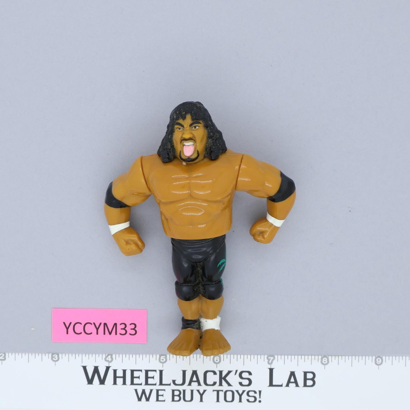 Samu of the Head Shrinkers 100% Complete WWF Hasbro Wrestling 1993 ...