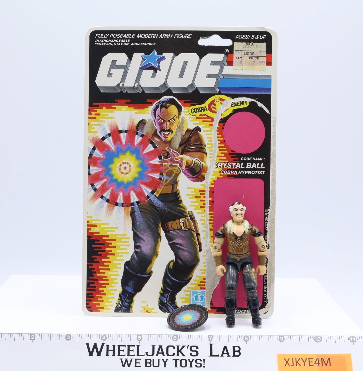 Crystal Ball V1 Complete 34 Cardback 1987 G.I. Joe Hasbro Vintage ...