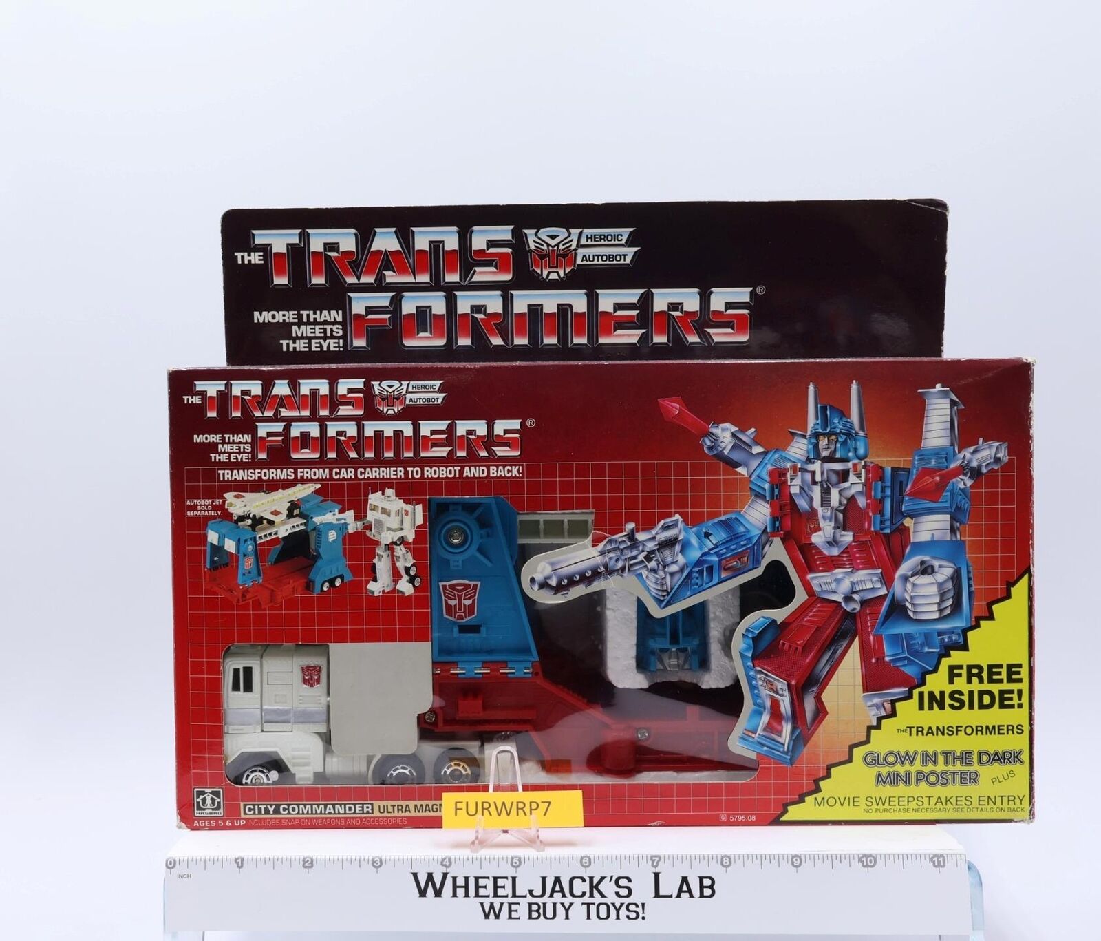 Ultra Magnus 100% Complete W/ BOX & INSERT Vintage G1 Transformers ...