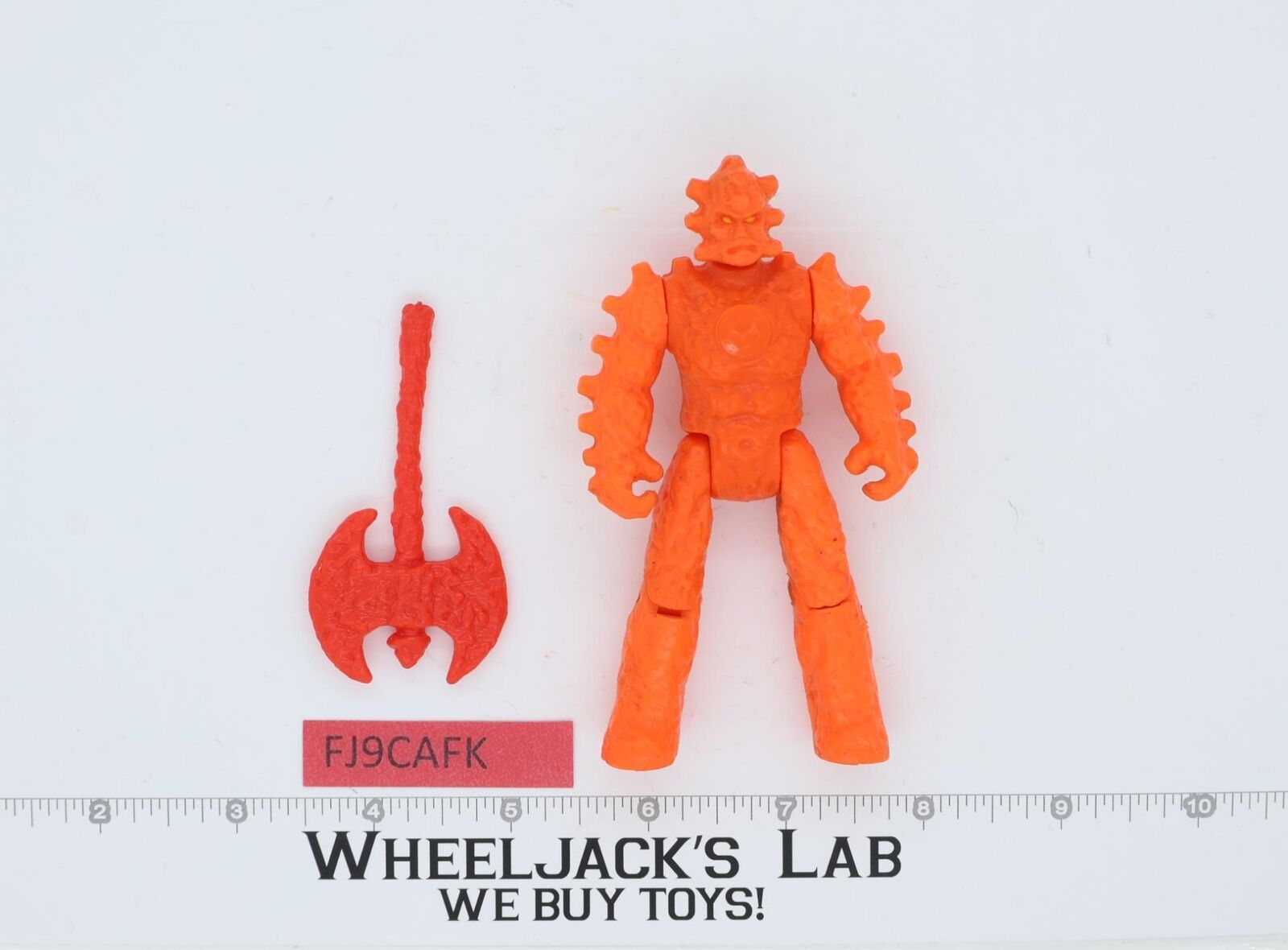 Magma Man Crystar The Saga of Crystar W/Axe 1982 Remco 4" Action Figure ...