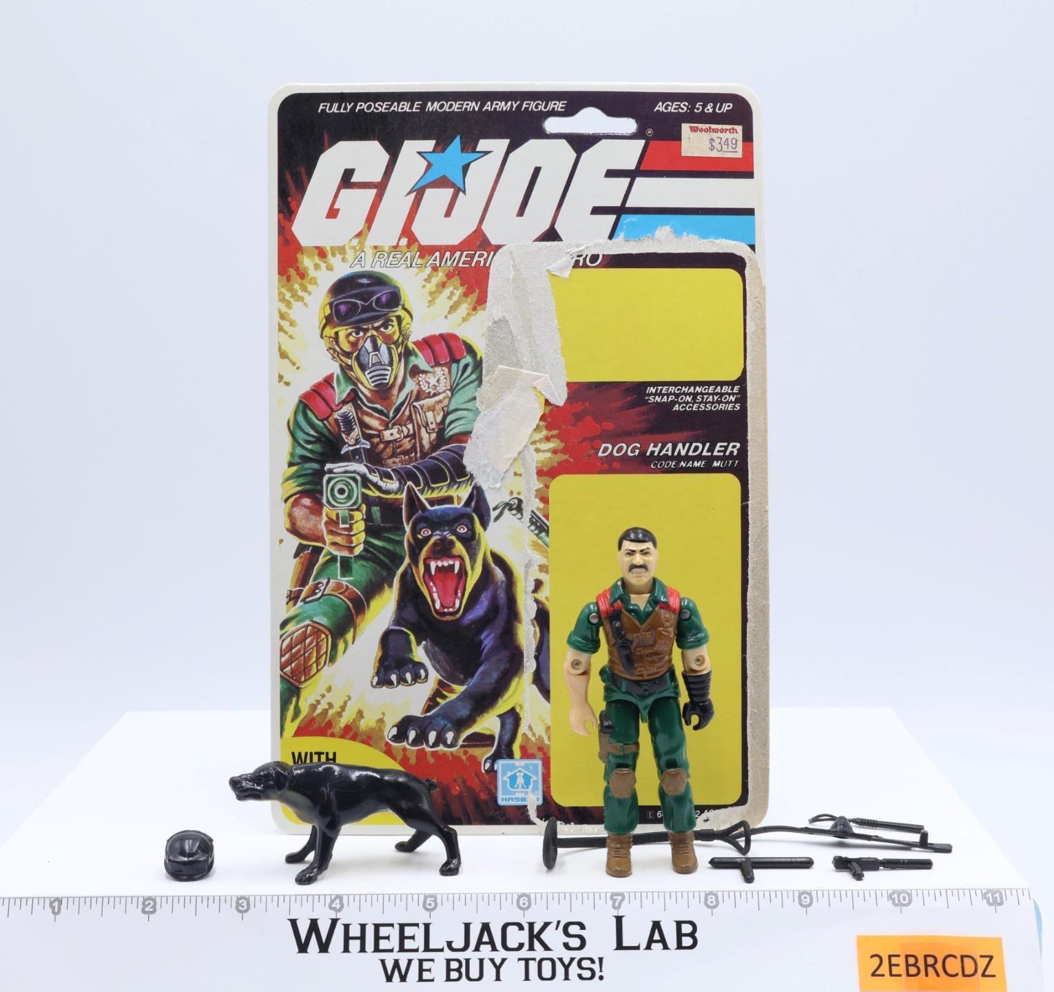 Mutt & Junkyard V1 100% Complete 32 Cardback 1984 G.I. Joe Hasbro ...