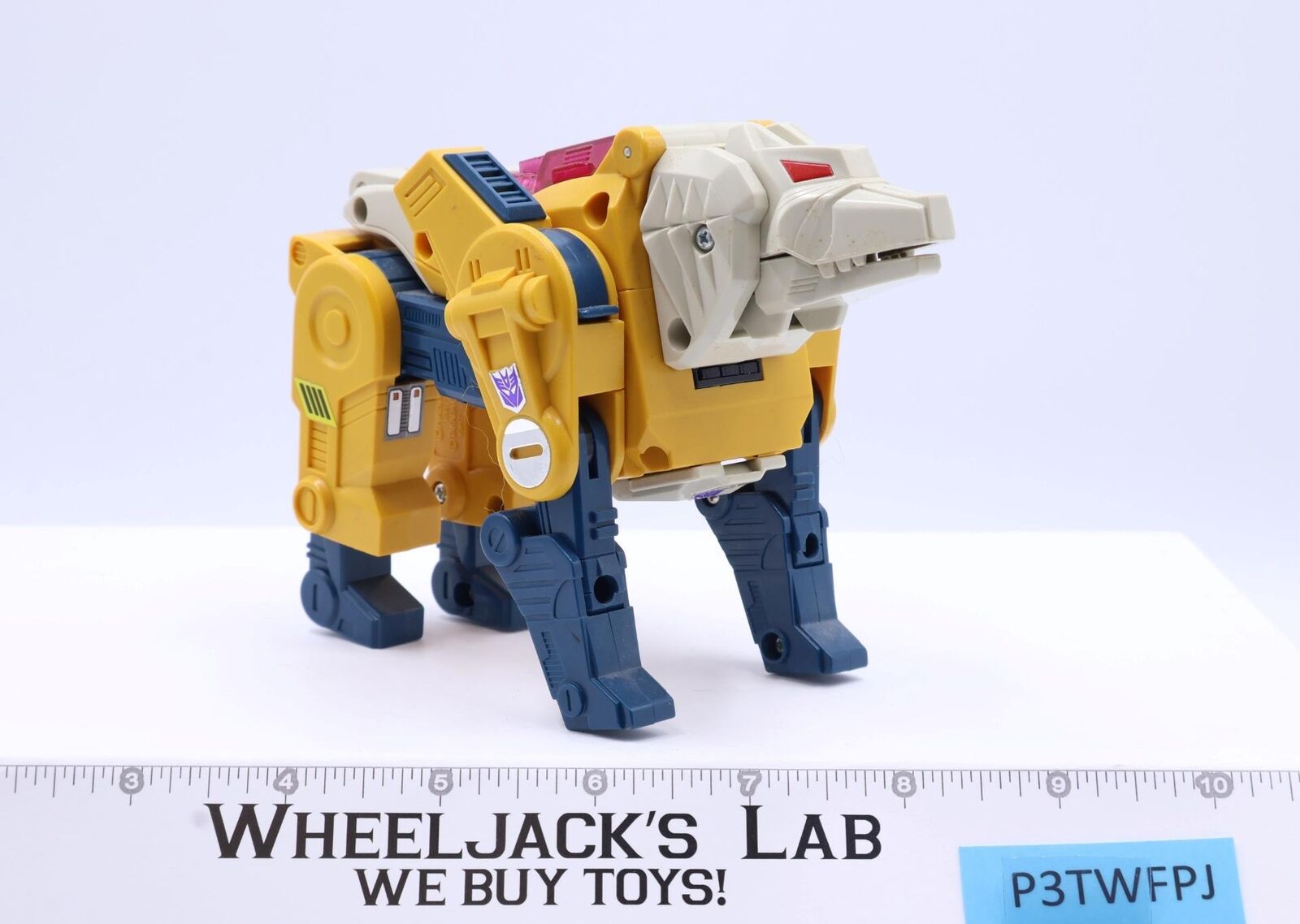 Weirdwolf Vintage 1987 G1 Transformers Hasbro Action Figure - Wheeljack ...