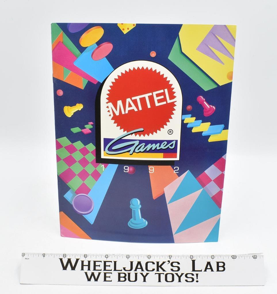 MATTEL Games 1992 Toy Fair Employee Dealer Catalog Board and Strategy ...