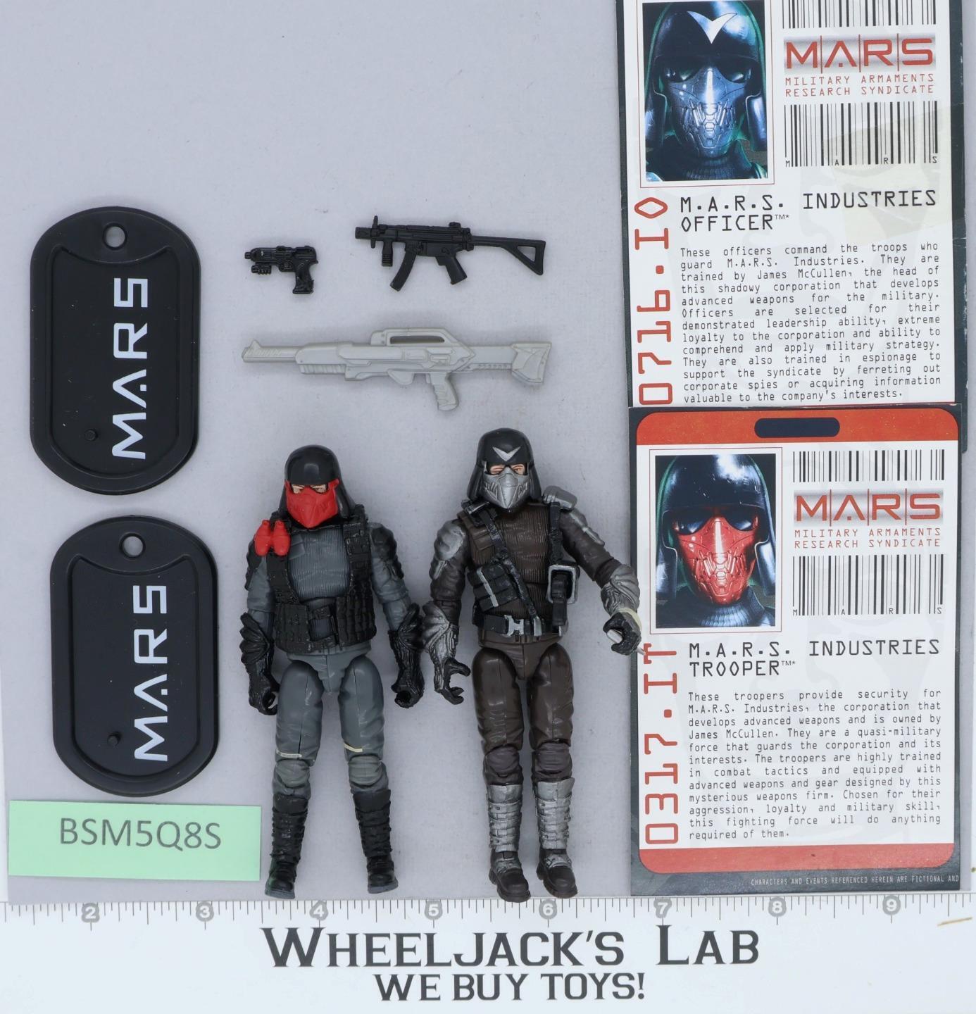 M.A.R.S. Trooper Set X2 Complete GI Joe Rise of Cobra 2009 Hasbro ...