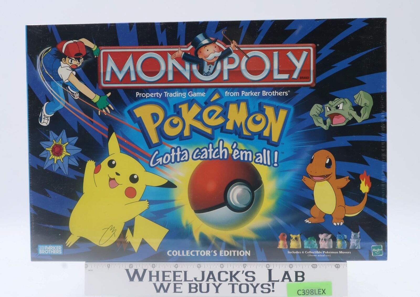 Pokemon Monopoly 1999 Parker Brothers Board Game NEW SEALED - Wheeljack ...