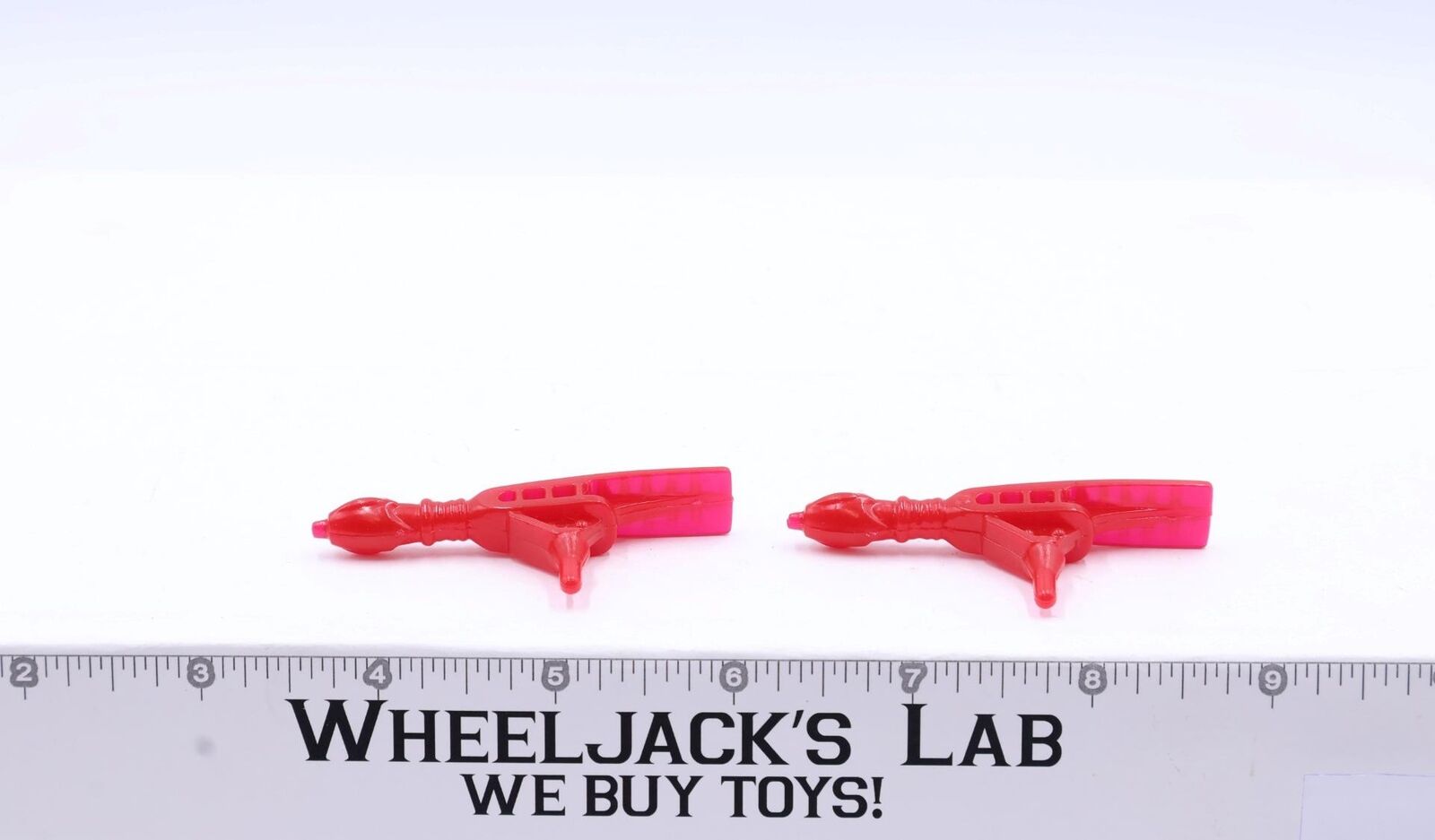 Spydor Red Gun PAIR He-Man Masters of the Universe MOTU Mattel ...