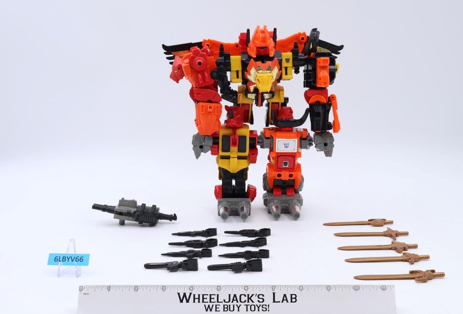 Predaking 100% Complete 1986 G1 Transformers Hasbro Vintage Action ...