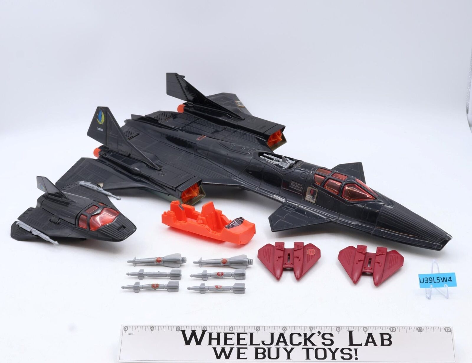 Cobra Night Raven S3P GI Joe 1986 Hasbro Action Figure Vehicle ...