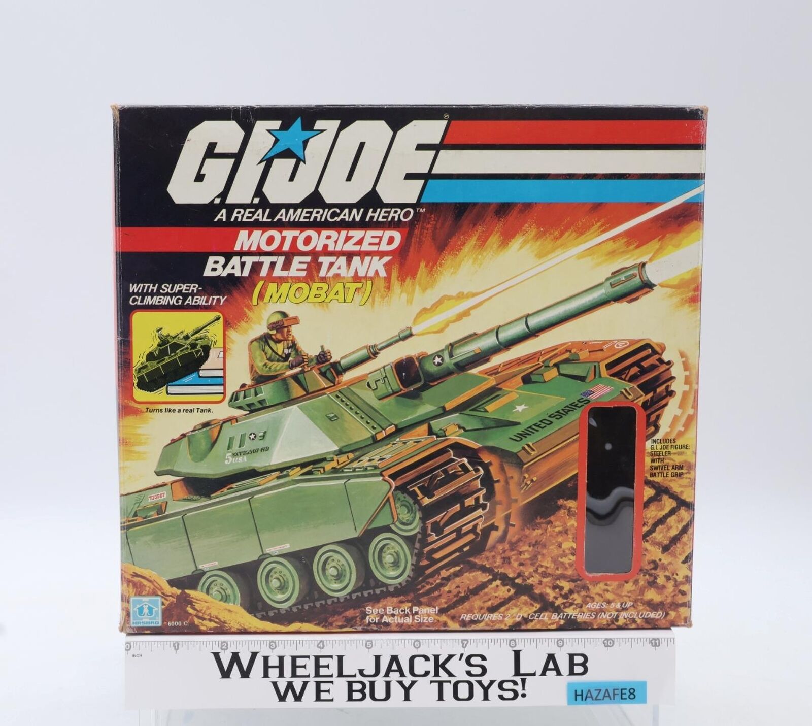 MOBAT Motorized Battle Tank W/Box GI Joe 1982 Hasbro Action Figure ...