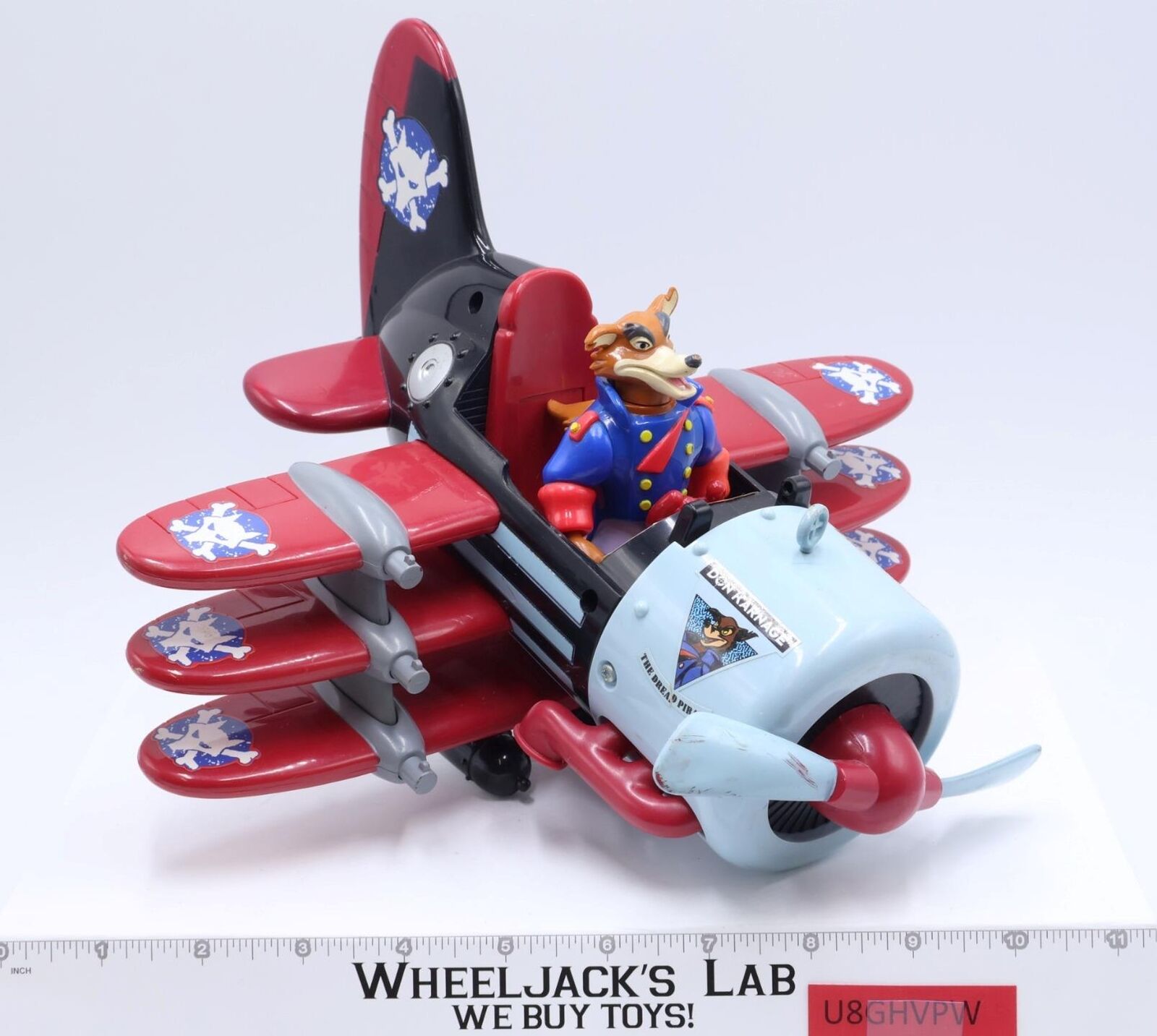 CT-37 Tri-Wing Terror Airplane W/ Don Karnage Tale Spin 1991 Disney ...