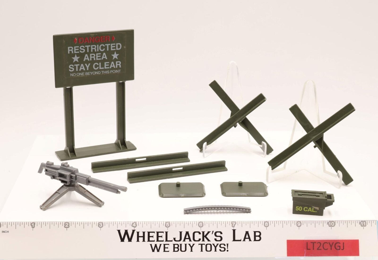 Machine Gun Defense Unit 100% Complete GI Joe 1984 Hasbro Action Figure ...