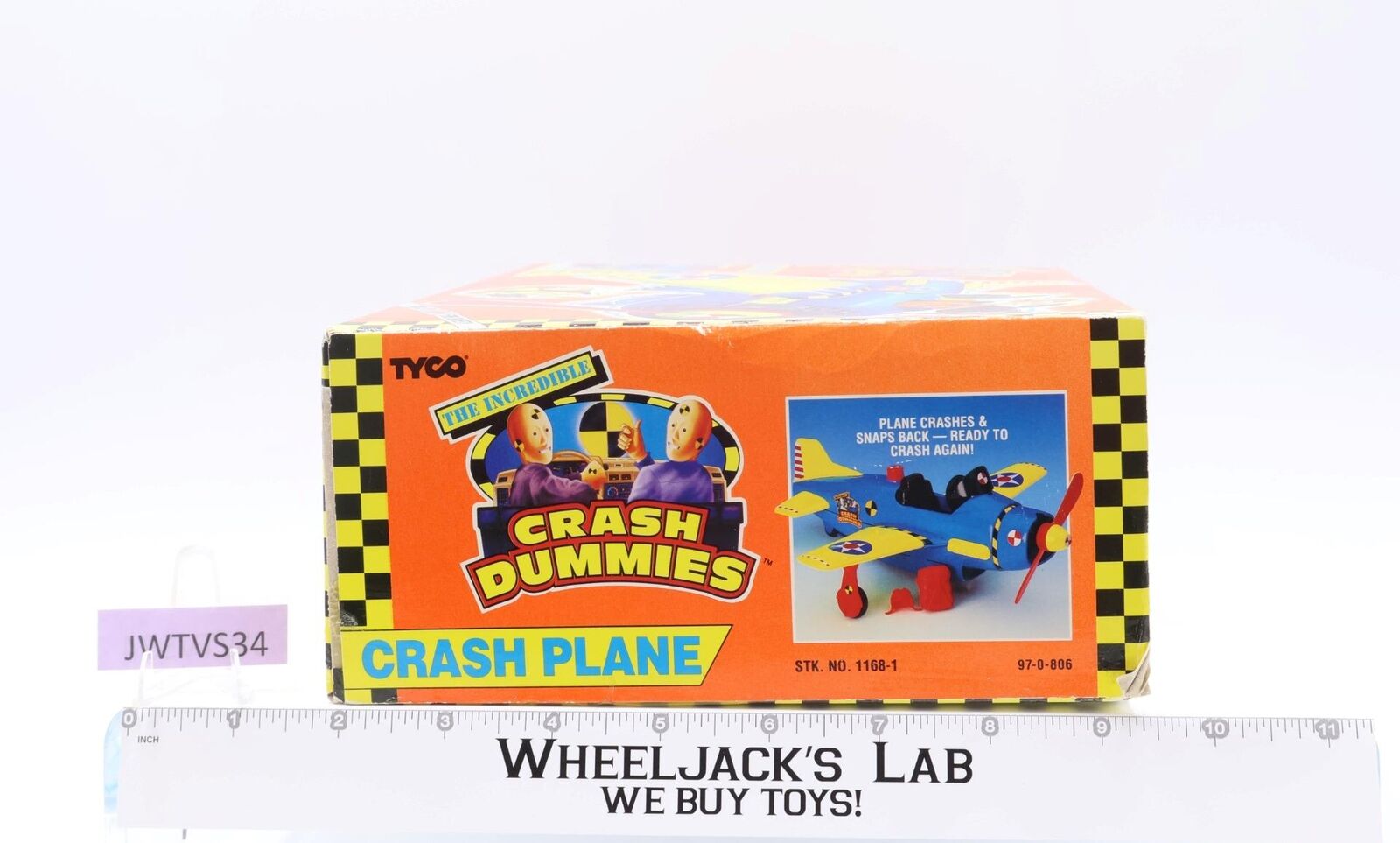 Crash Plane The Incredible Crash Dummies 1992 Tyco Vehicle NEW MISB ...