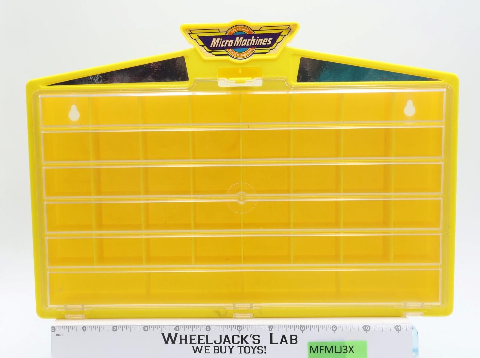 Yellow Carrying Case Micro Machines 1989 Galoob Vintage Storage Case ...
