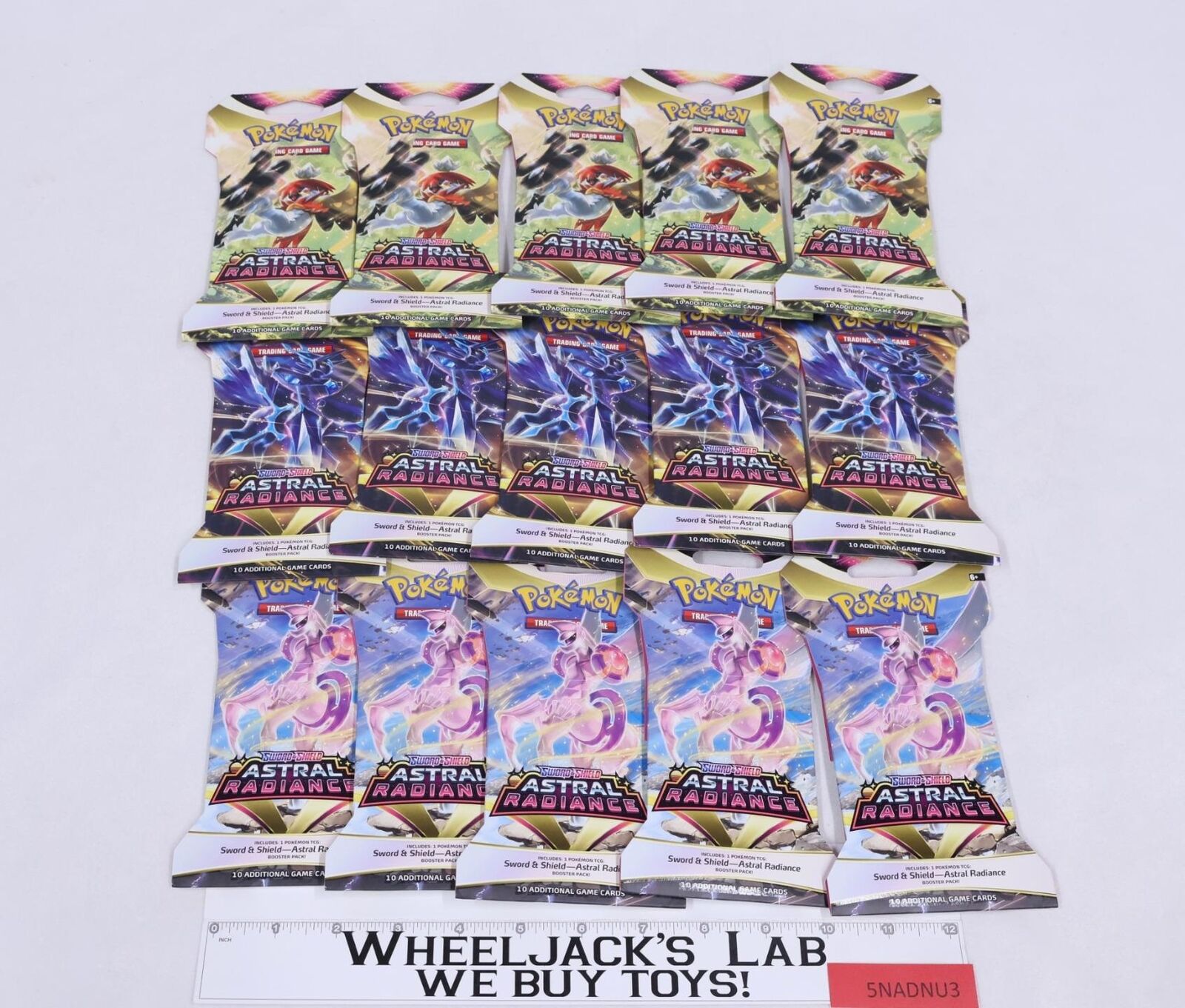 Lot of 15 Astral Radiance SEALED Packs Sword & Shield 2022 Pokémon NEW ...