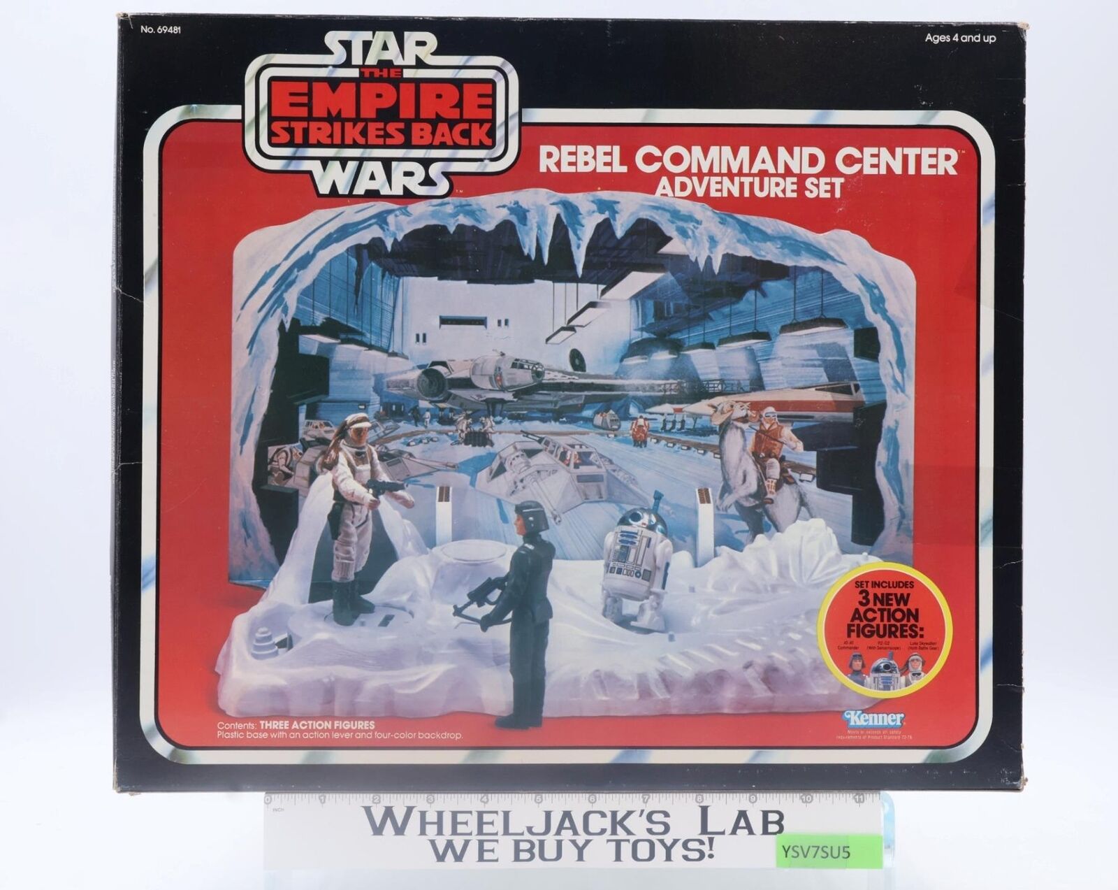 Rebel Command Center Adventure Playset Complete W/Box Star Wars ESB ...
