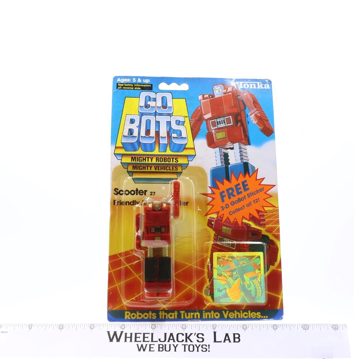 Scooter Friendly Robot Scooter 3D Sticker Gobots 1984 Tonka Figure NEW ...