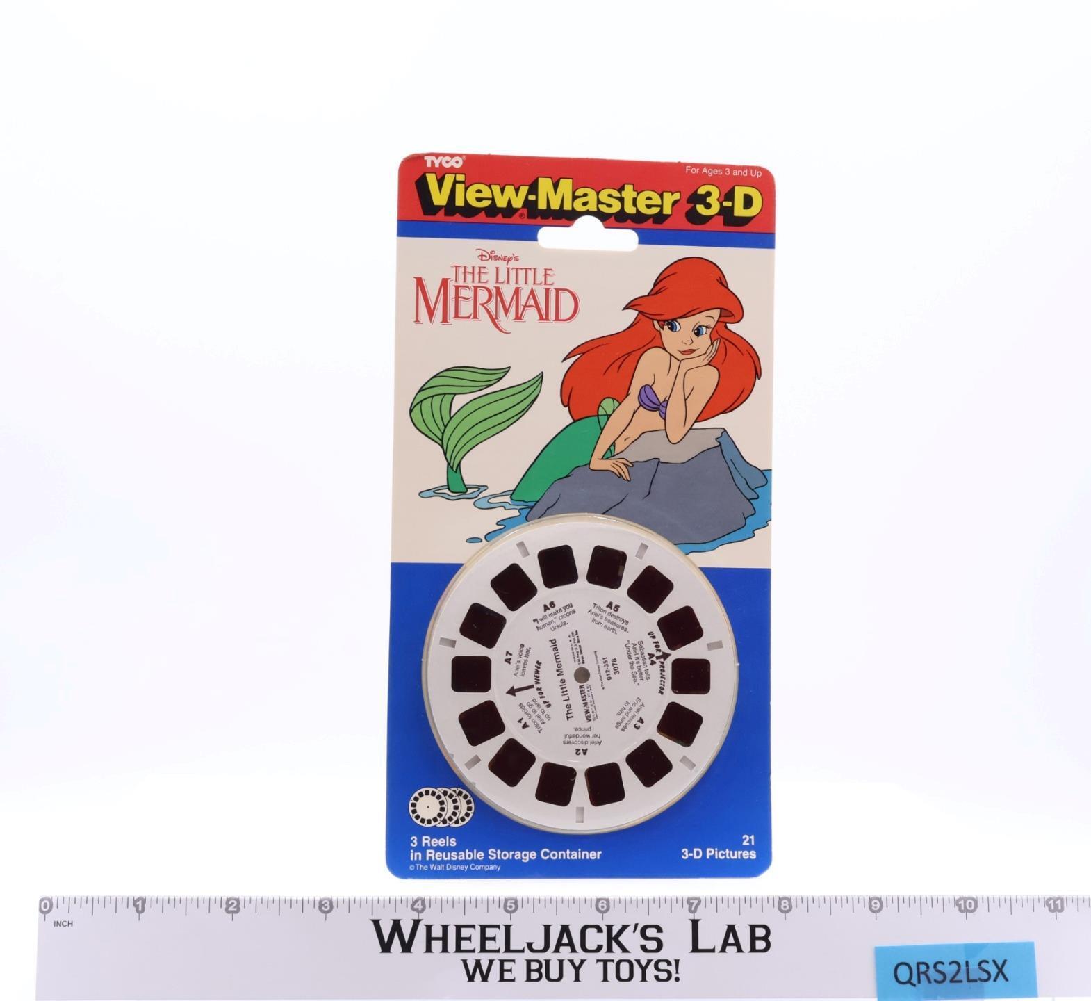 3 Reel Pack View-Master The Little Mermaid Disney 1991 Tyco NEW MISB ...