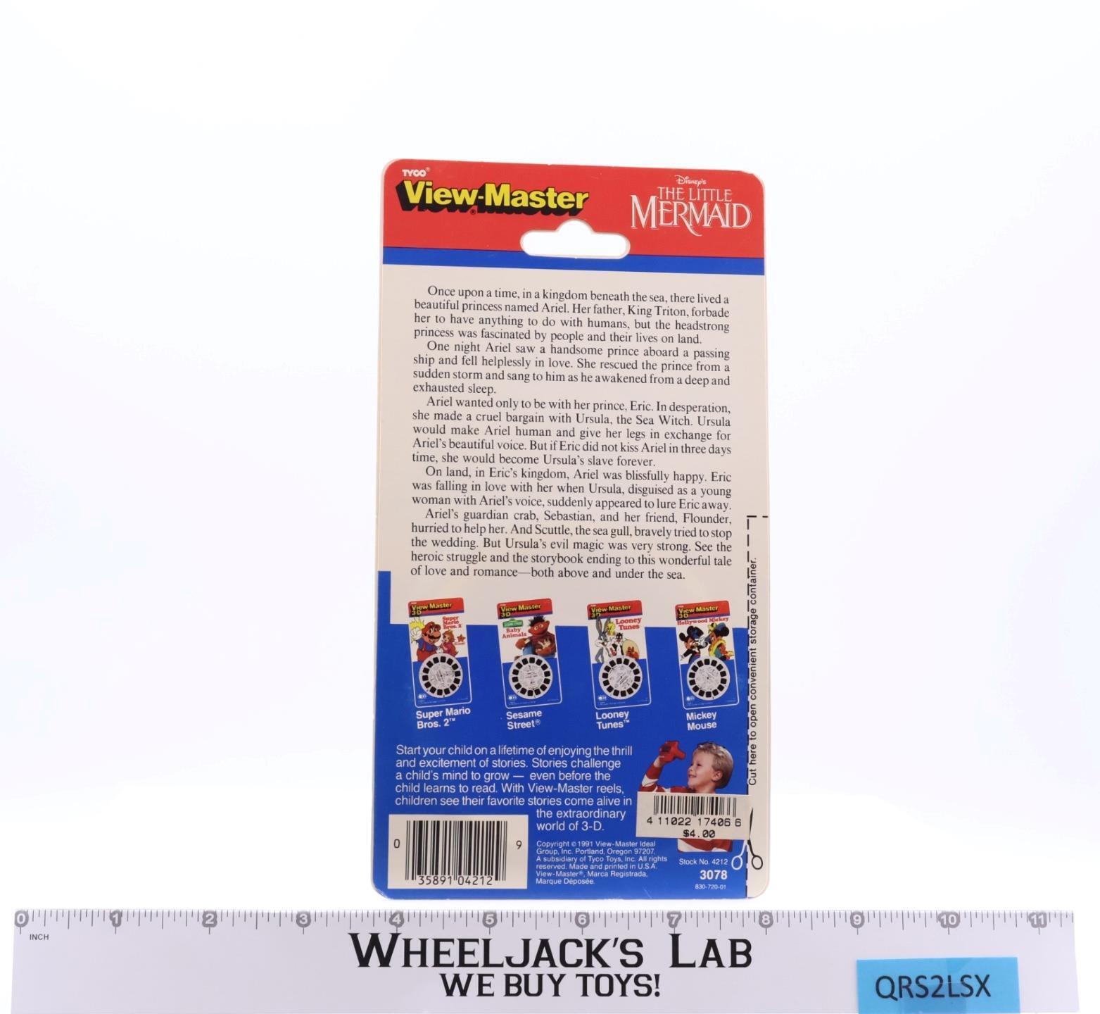 3 Reel Pack View-Master The Little Mermaid Disney 1991 Tyco NEW MISB ...