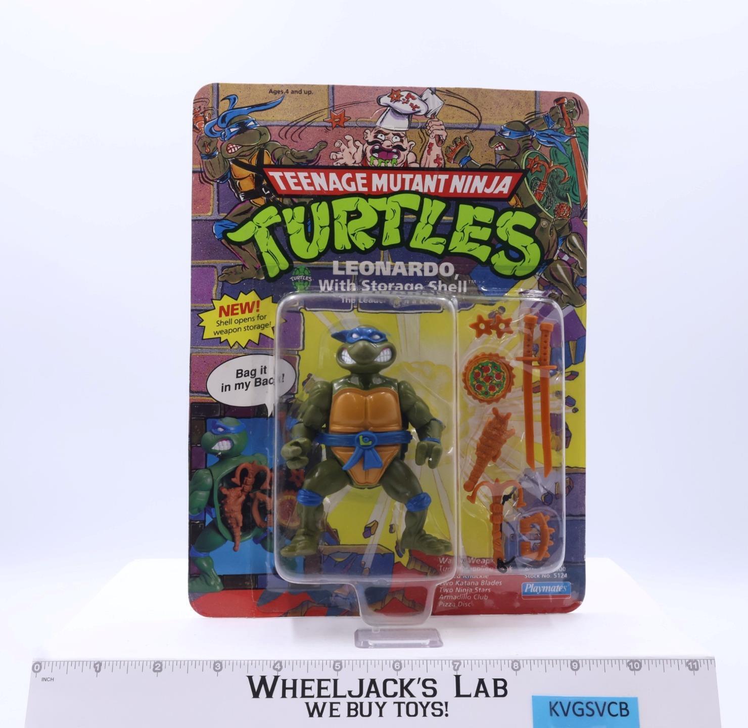 Leonardo Teenage Mutant Ninja Turtle Storage Shell TMNT 1991 Playmates ...