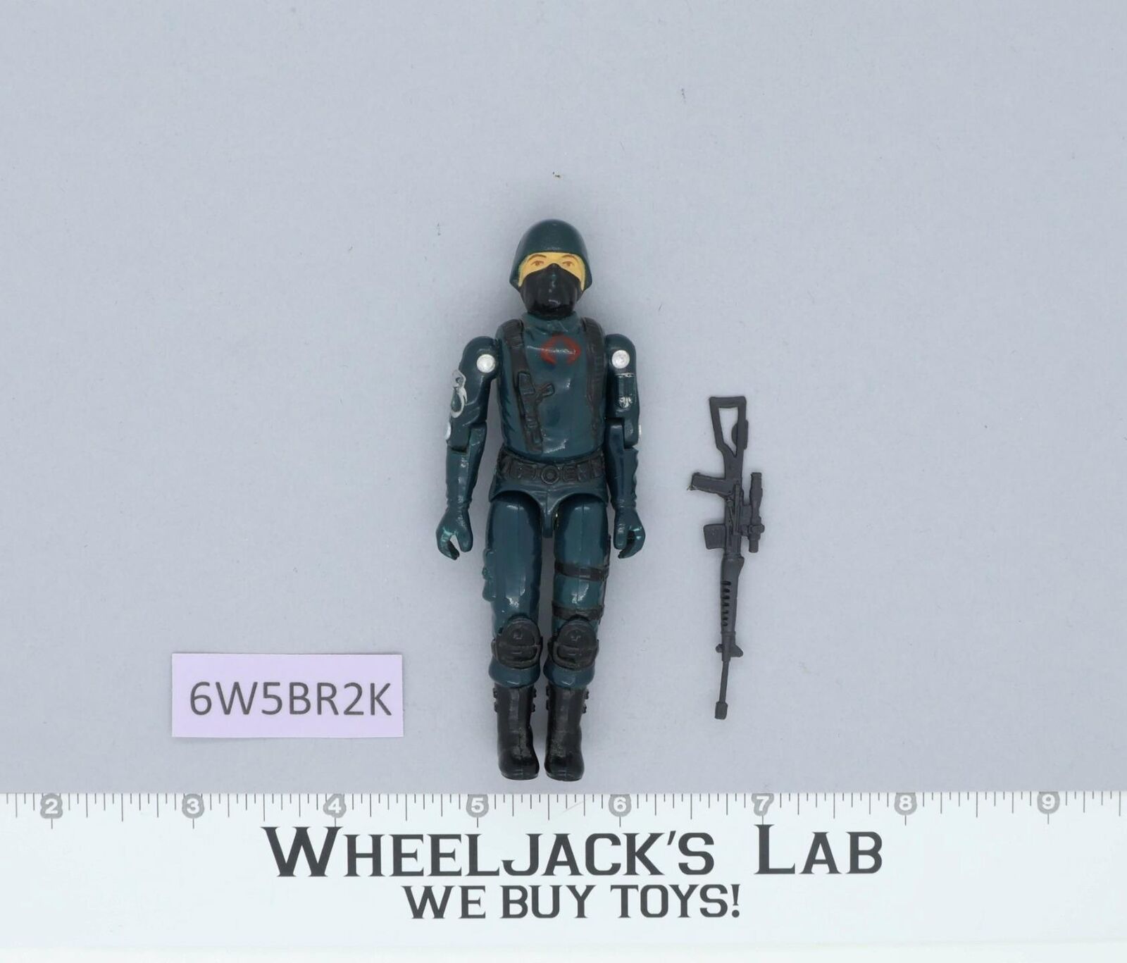 Cobra V1 Straight Arm Complete G.I. Joe 1982 Hasbro Vintage Figure HONG KONG - Wheeljack's Lab