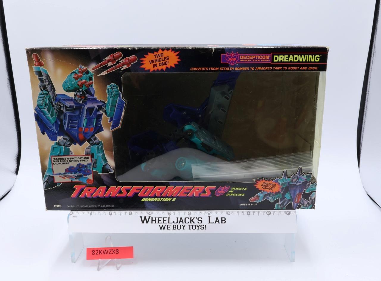Dreadwing W/Smokescreen 100% Complete W/Box G2 Transformers 1994 Figure ...