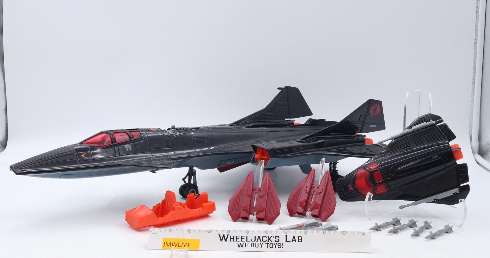 Cobra Night Raven S3P Complete GI Joe 1986 Hasbro Vintage Action Figure ...