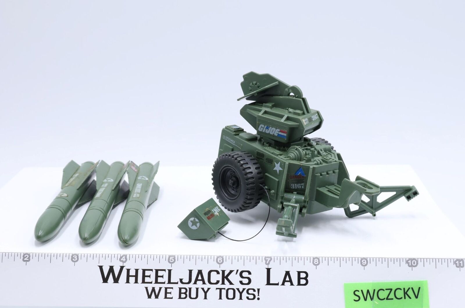 MMS Mobile Missile System G.I. Joe 1982 Hasbro Vintage Action Figure ...