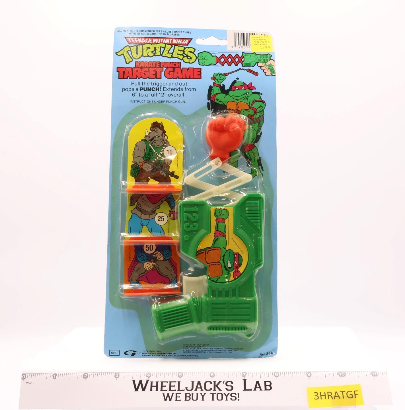 Karate Punch Target Game Teenage Mutant Ninja Turtles TMNT 1989 NEW ...