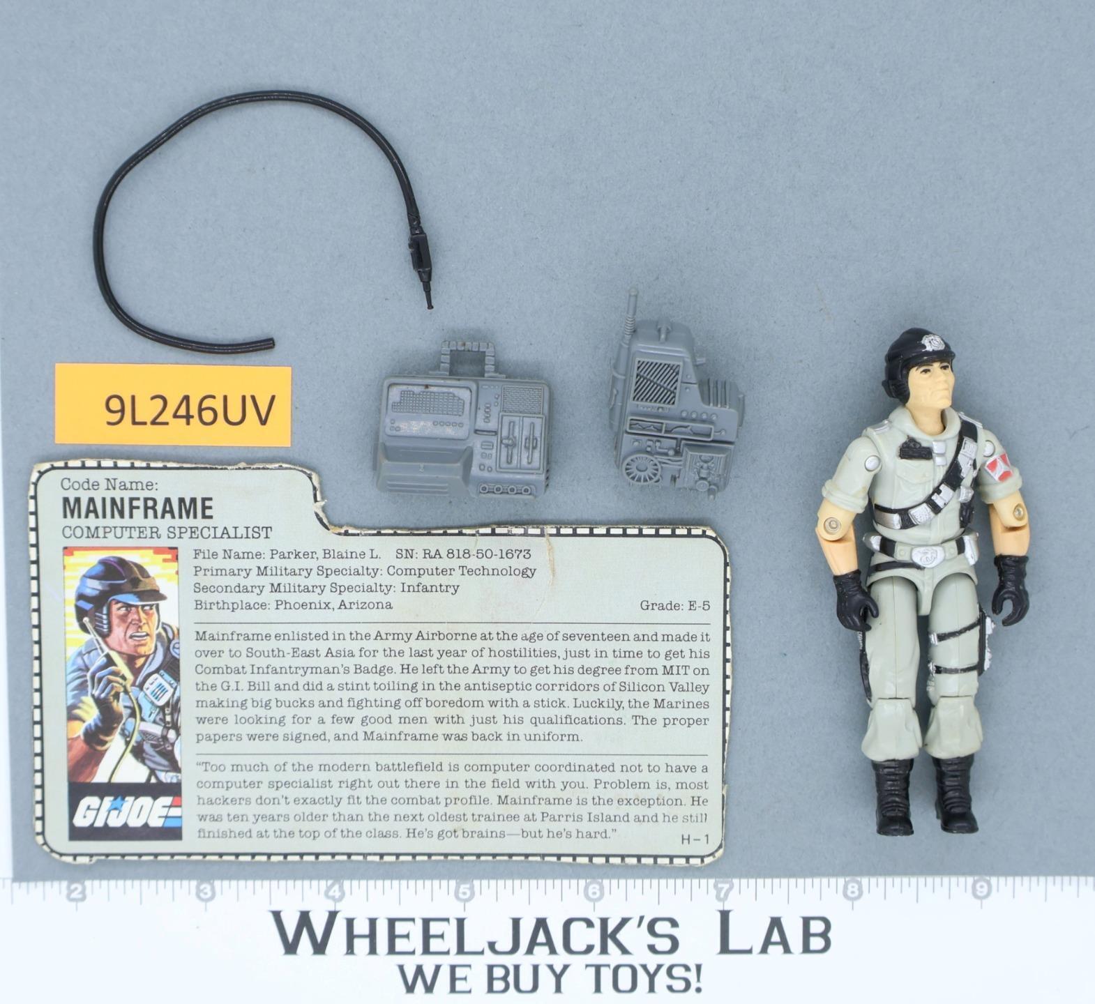 Mainframe V1 100% Complete G.I. Joe 1986 Hasbro Vintage Action Figure ...