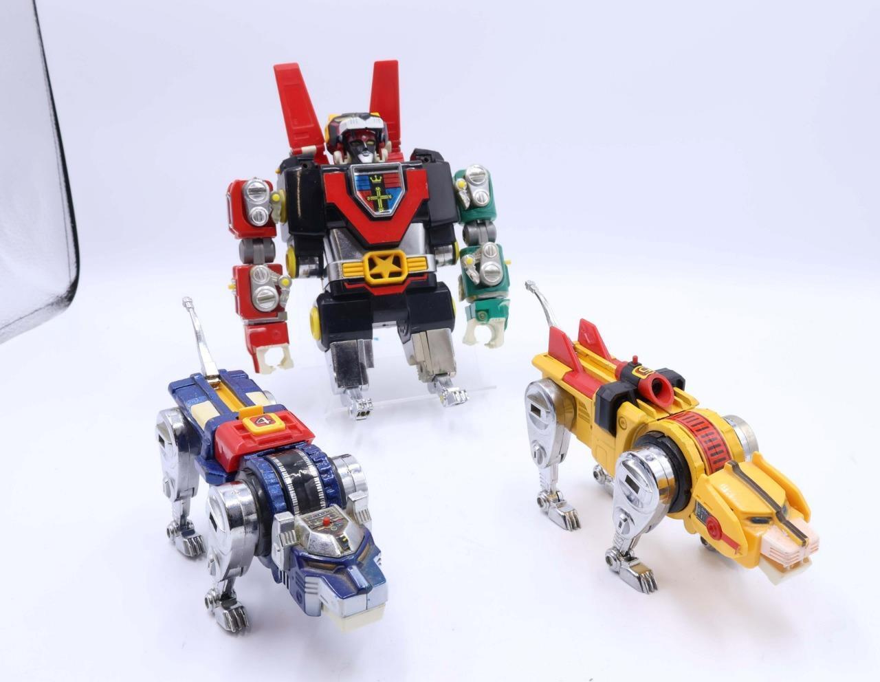 Lion Force Set Voltron Defender of the Universe 1984 LJN Robot Figure ...