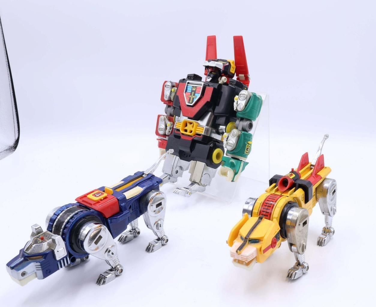 Lion Force Set Voltron Defender of the Universe 1984 LJN Robot Figure ...