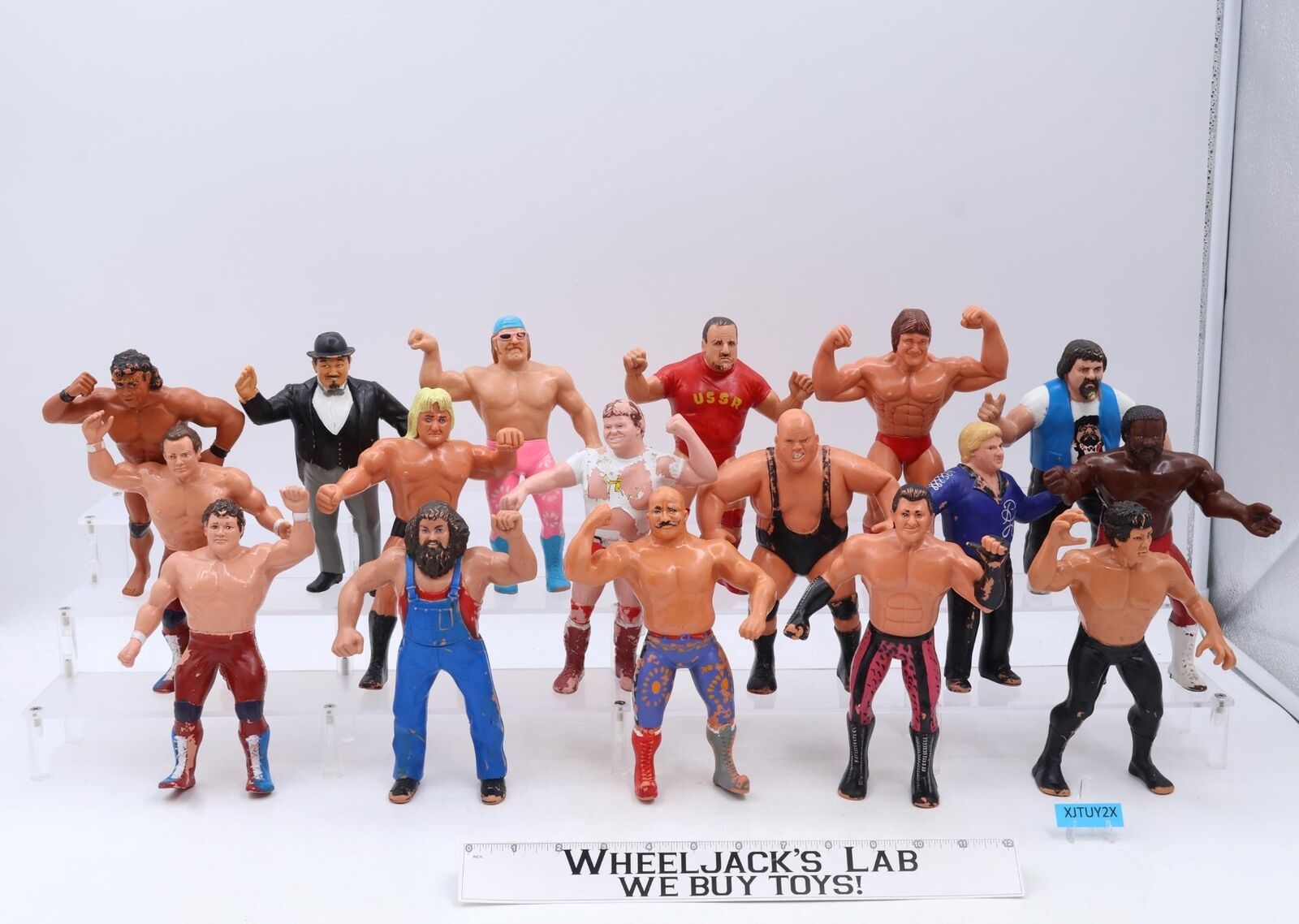 Lot of 17 WWF LJN Titan Sports 8" Wrestlers 80's Vintage Action Figures - Wheeljack's Lab