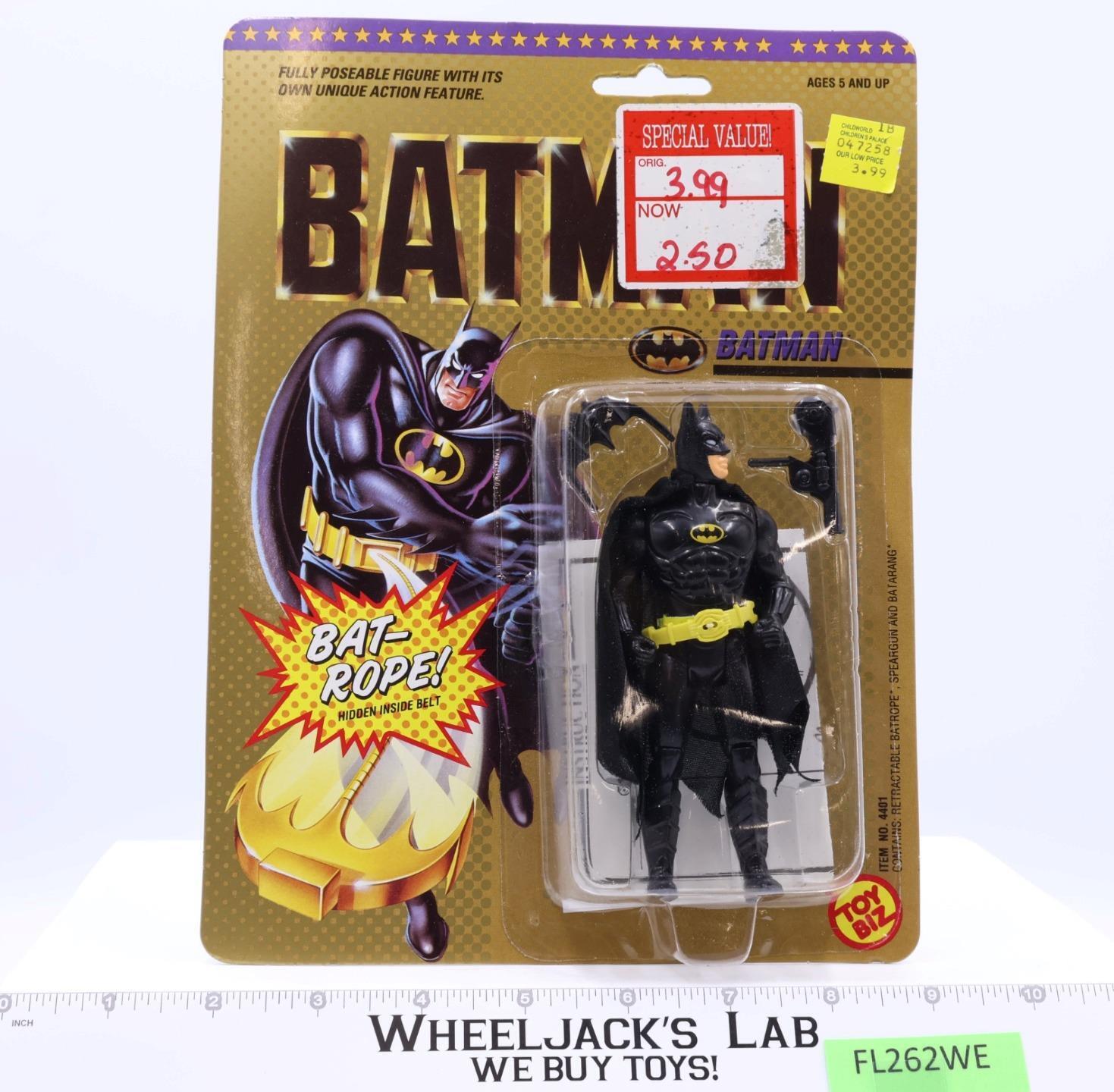 Batman Bat Rope MOSC NEW DC Comic Super Heroes Toy Biz 1989 Action ...