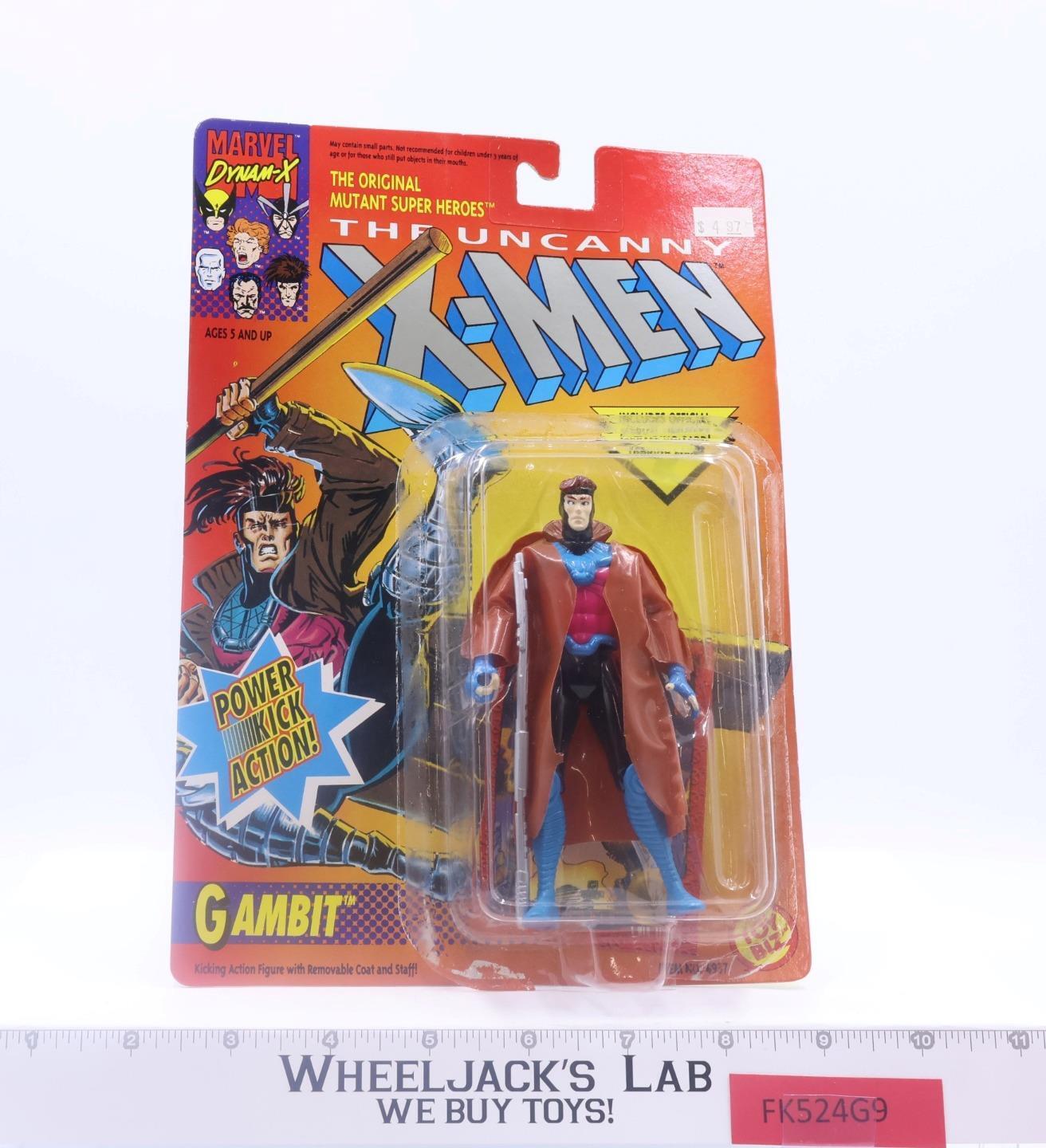 Gambit 100% Complete W/ CARD & BUBBLE The Uncanny X-Men 1992 ToyBiz ...