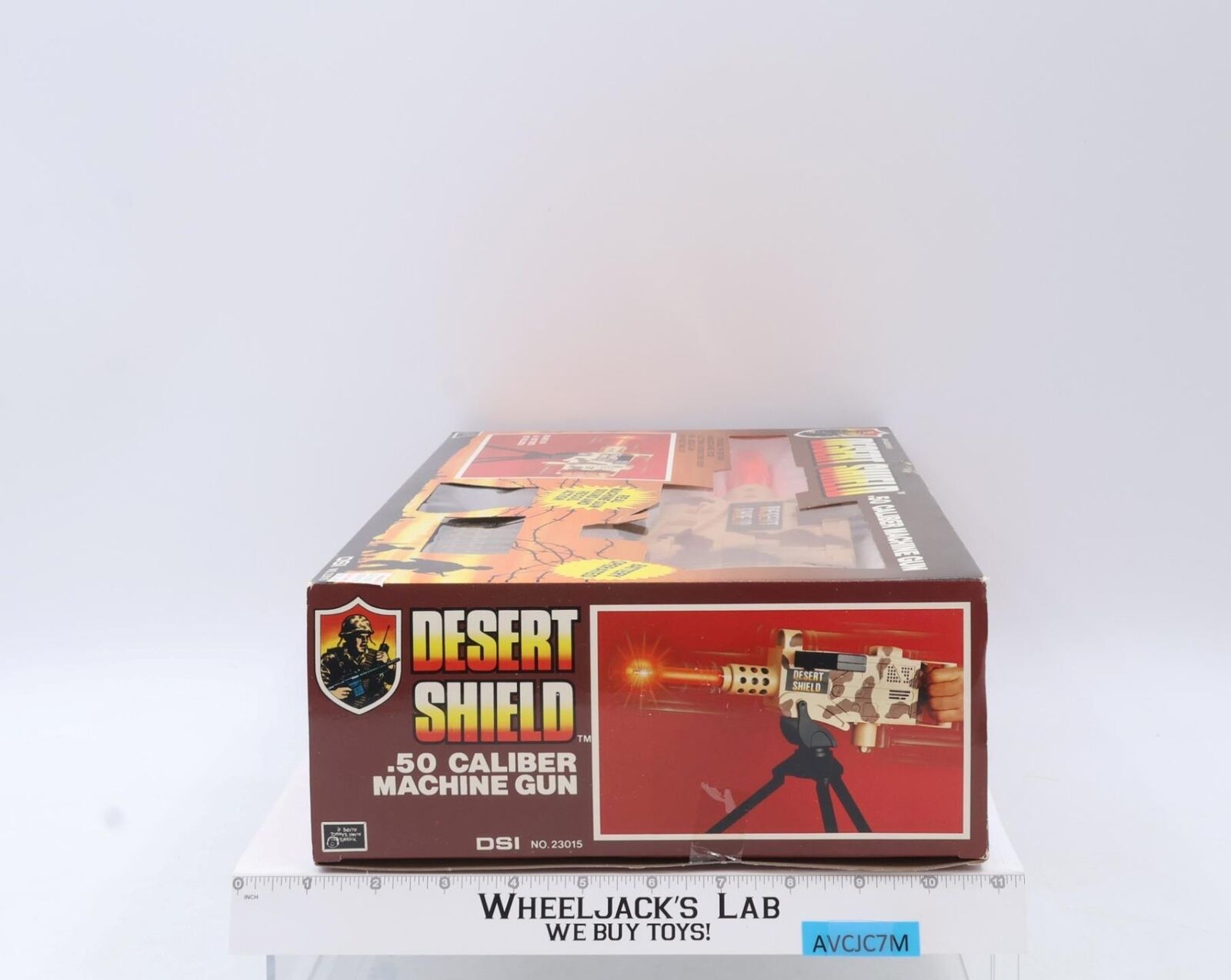 .50 Caliber Machine Gun Desert Shield 1990 DSI Vintage Toy NEW SEALED ...