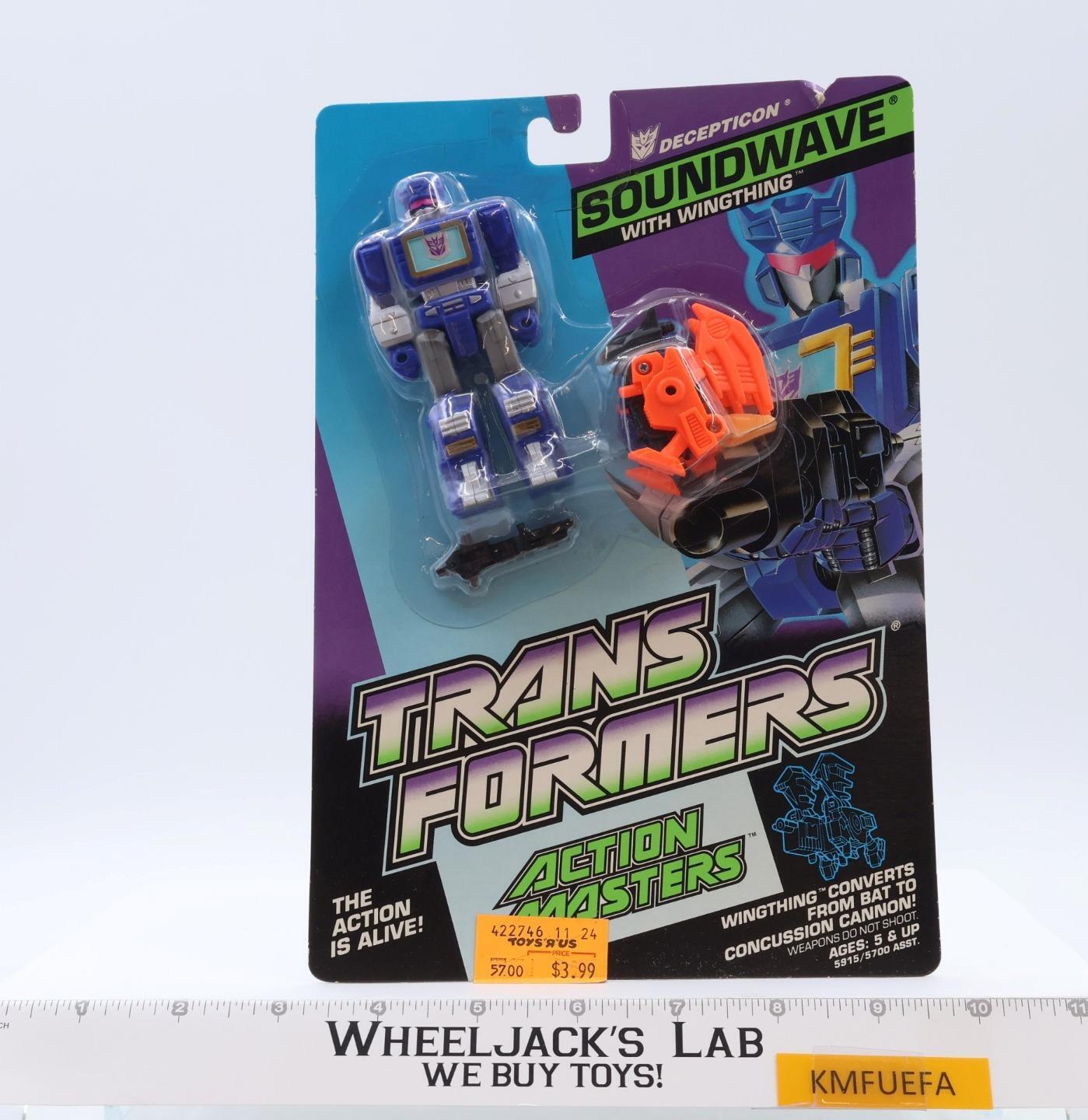 Action Masters Soundwave W/Wingthing G1 Transformers 1989 Vintage ...