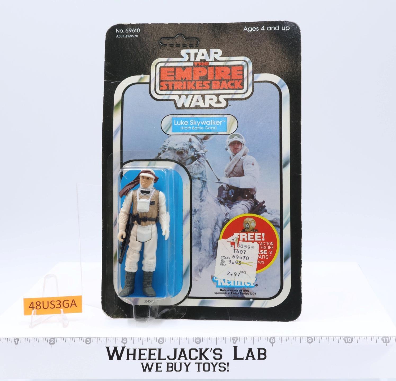 Luke Skywalker Hoth 47 Back-A Star Wars ESB 1982 Kenner Action Figure ...