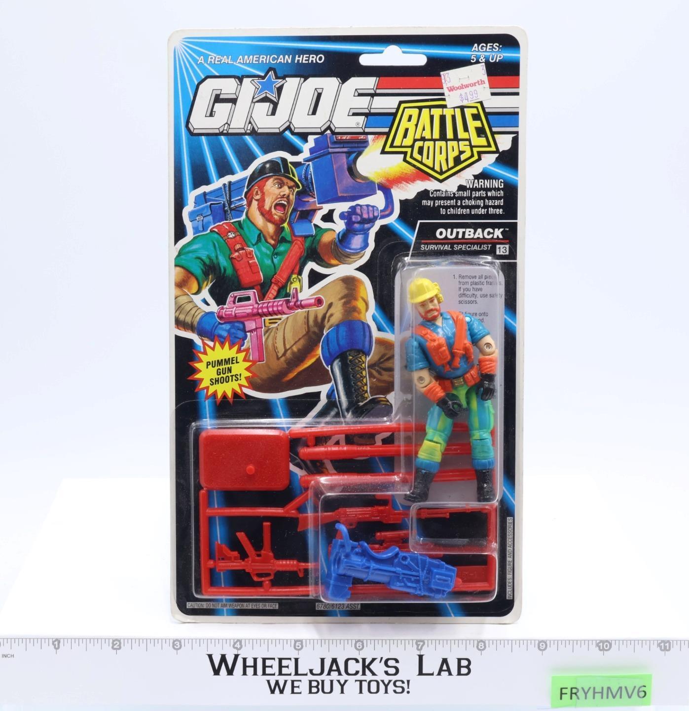 Outback Survival Specialist GI Joe Battle Corps 1992 Hasbro NEW MOSC ...