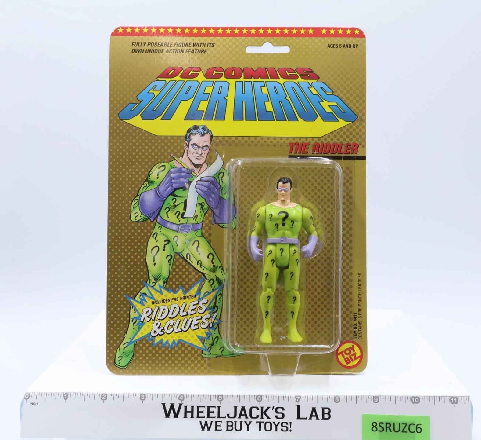 The Riddler RIDDLES & CLUES Super Heroes DC Comics 1989 MOSC Vintage ...