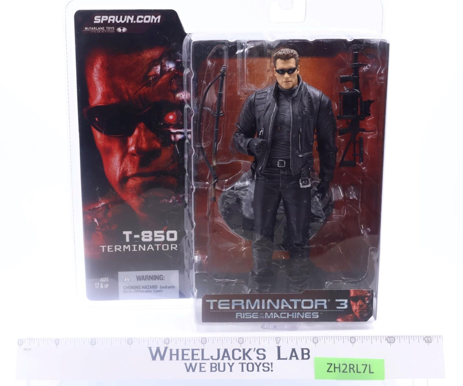 T-850 Terminator 3 Rise of the Machines Spawn 2003 McFarlane Toys NEW ...