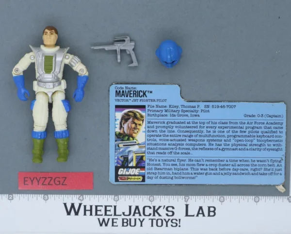 Maverick V1 100% Complete 1987 G.I. Joe Hasbro Vintage Action Figure ...